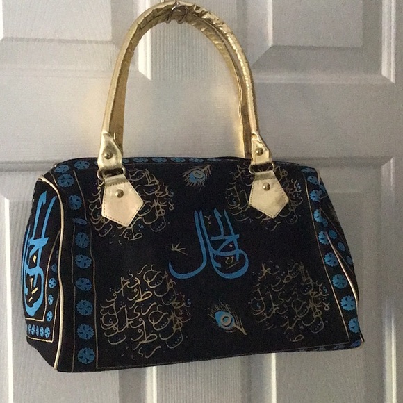 Vintage | Bags | Arabic Calligraphy Handbag | Poshmark